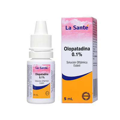 OLOPATADINA 0,1% SOLUCIÓN OFTÁLMICA LA SANTÉ - PLM